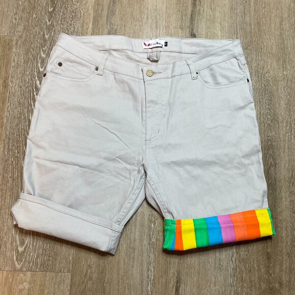 Pride Bunny | Shorts | Pride Bunny Chino Shorts Mens Size 38 Beige W ...